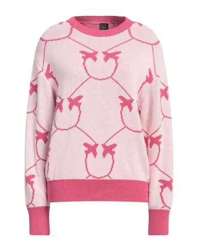 Pinko Knitted Jacquard Sweater In Pink 63% Off Editorialist