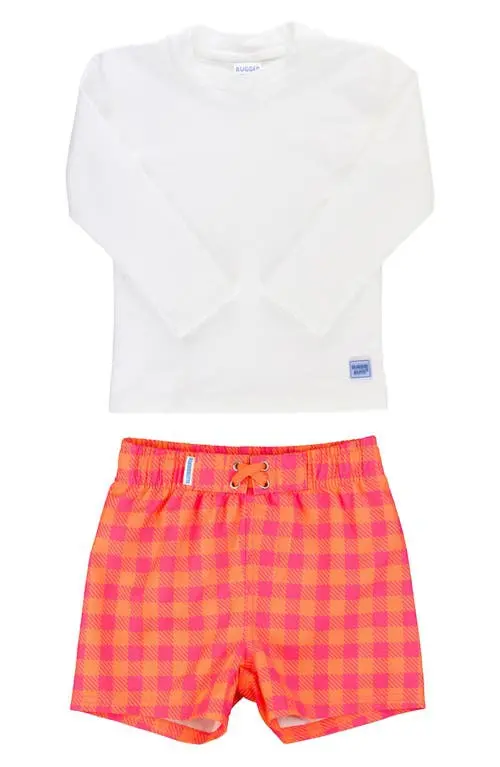 RUGGEDBUTTS Sunset Sorbert Two-piece Rashguard Swimsuit