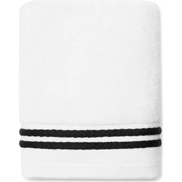 SFERRA Aura Nuova Combed Cotton - White/ Black