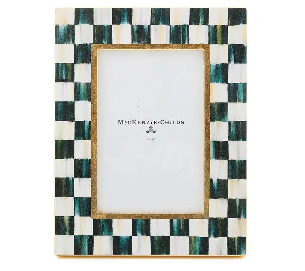 MACKENZIE-CHILDS Courtly Check Lacquer 4' X 6' Rame - One-color