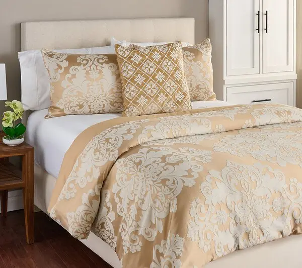 Dennis Basso Hotel Du Cobb Jacquard Damask Comforter Set Twin