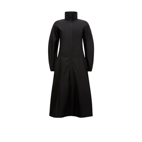 Moncler Turtleneck Cotton Midi Dress