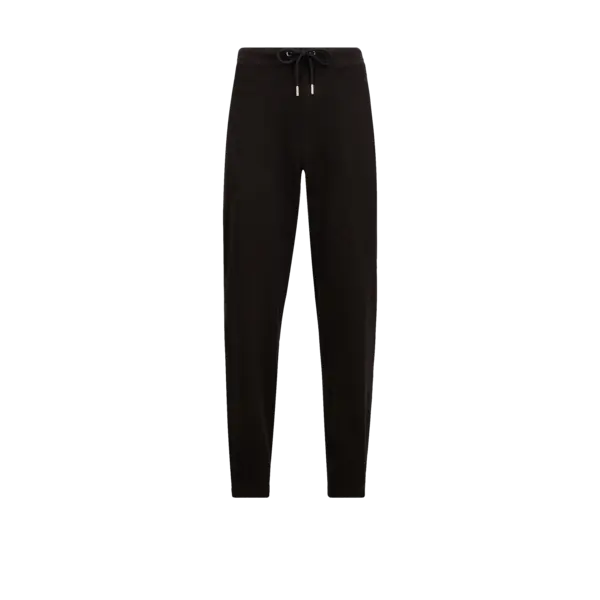 Moncler Logo Patch Cotton Sweatpants - Black