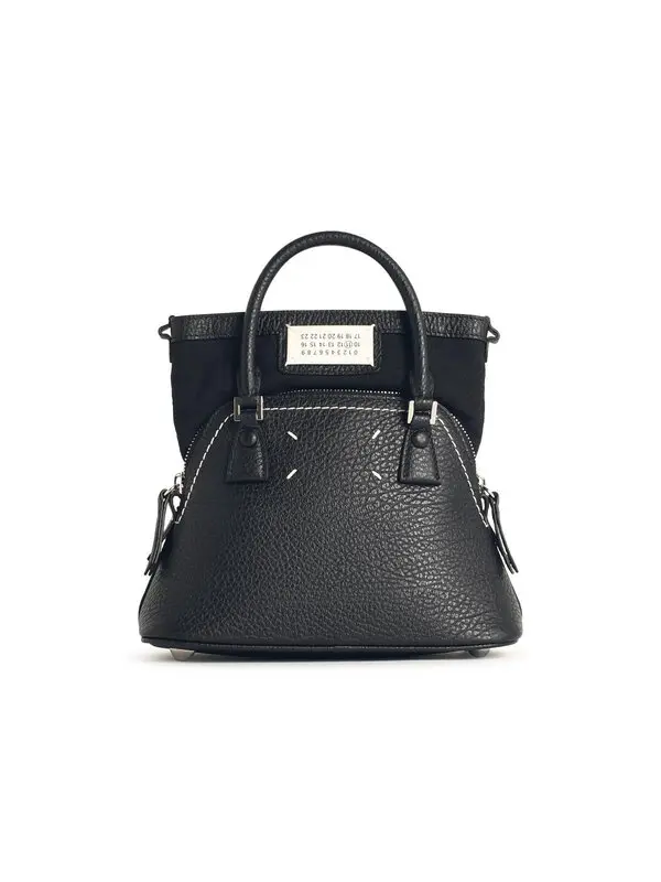 MAISON MARGIELA Micro '5ac' Leather Bag - Black