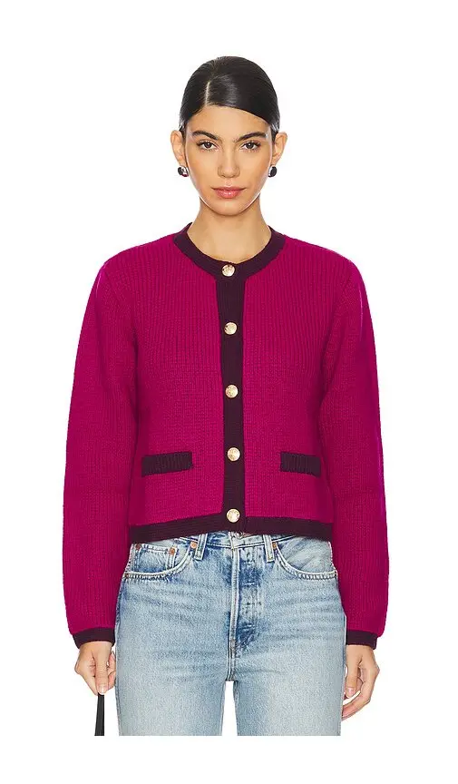 Steve Madden Fantino Cardigan - Fuschia