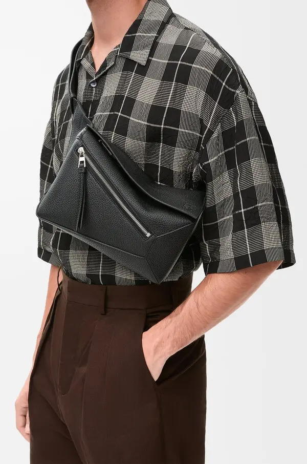 Loewe Small Puzzle Bumbag - Black