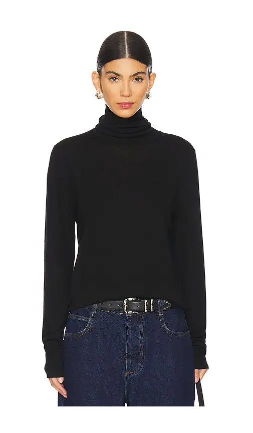 Rue Sophie Dion Turtleneck Sweater - Black