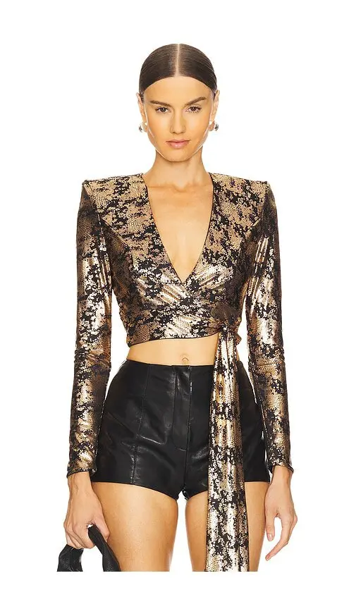 ZHIVAGO Vertigo Metallic Top