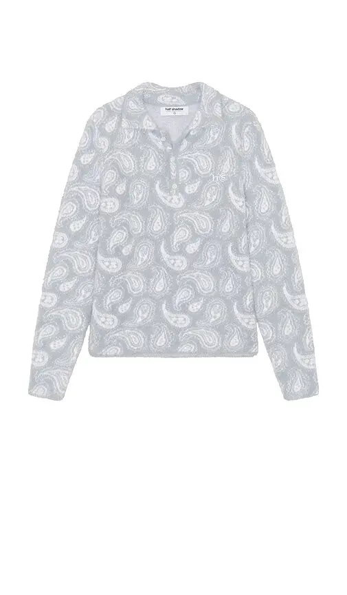 HALF SHADOW Ice Mink Polo In Baby - Blue