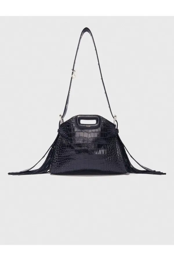 Maje Miss M Mini Embossed Leather Bag