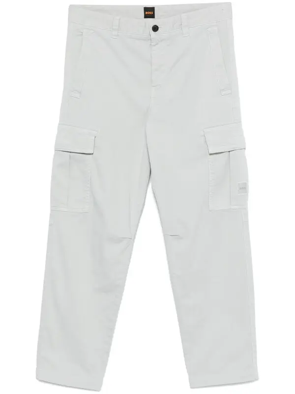 Hugo Boss Tapered Cargo Pants - Grey