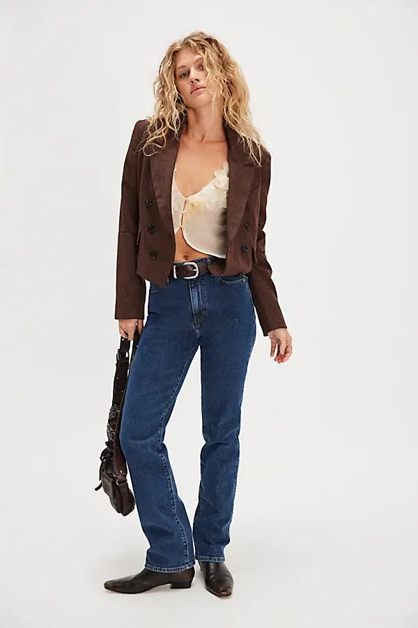 FRAME The Ruler High-rise Straight Jeans - Written