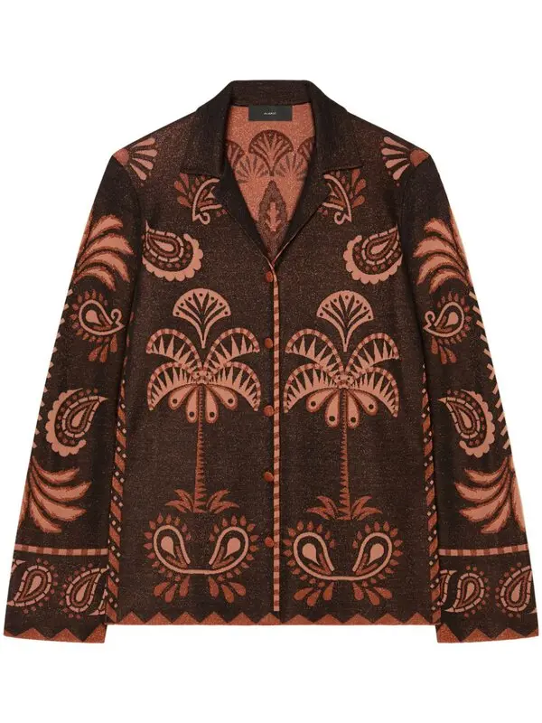 Alanui Wild Wonder Shirt - Brown