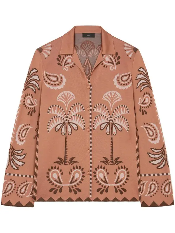 Alanui Wild Wonder Shirt - Neutrals