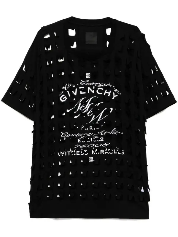 Givenchy Cut-out Detail T-shirt