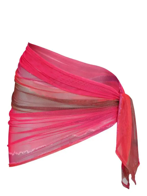 AMIR SLAMA Tulle Sarong - Pink