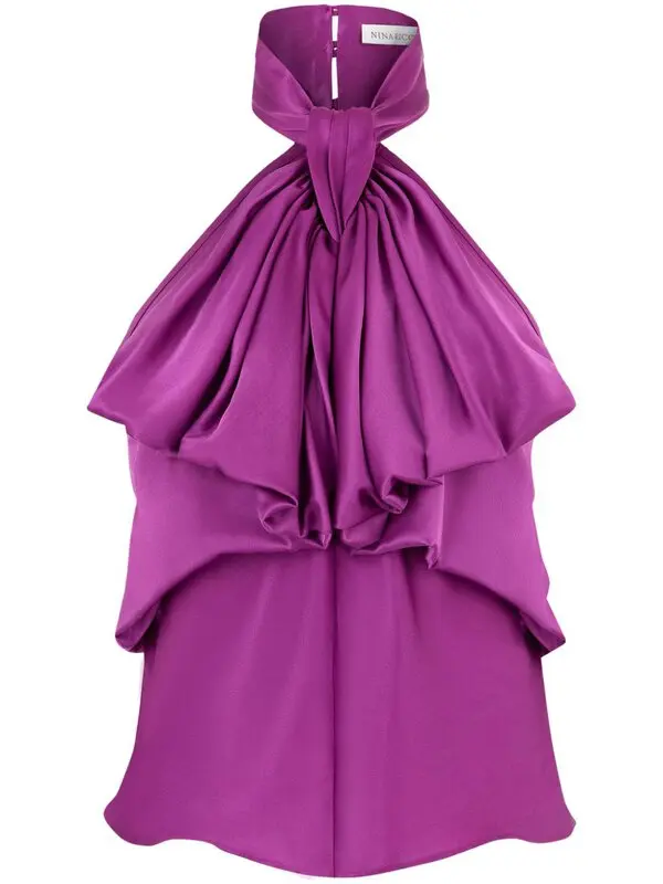 Nina Ricci Ruffled Top - Purple