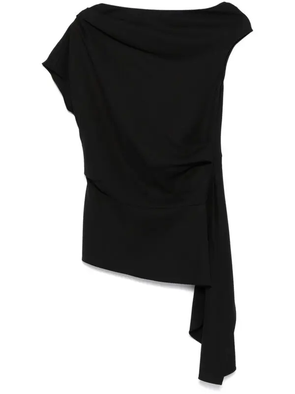 Simkhai Pleat-detailed Top - Black