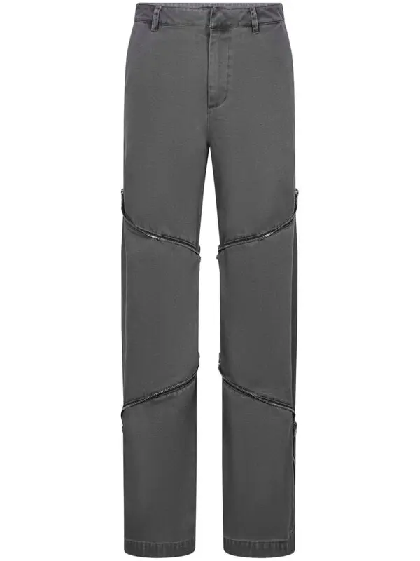 HELIOT EMIL Phyllotaxis Trousers - Grey