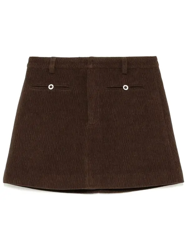 B+AB Mini Skirt - Brown