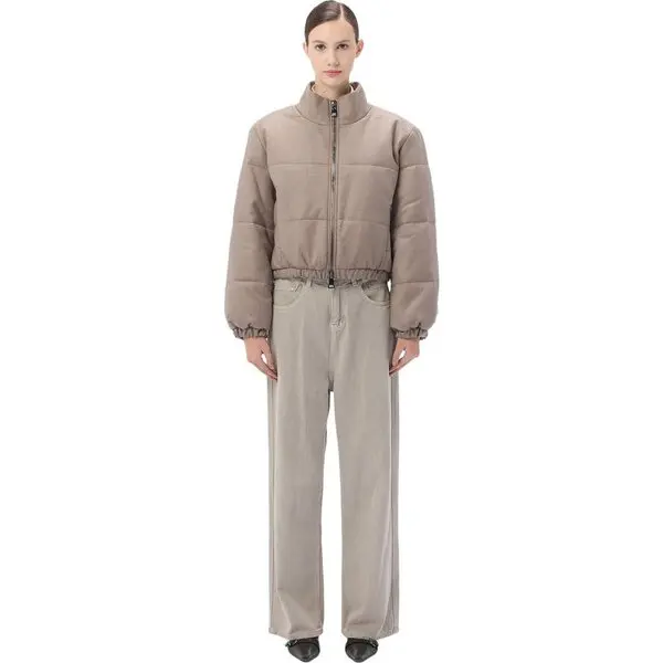 GOBI MONGOLIAN CASHMERE High-neck Cashmere Jacket