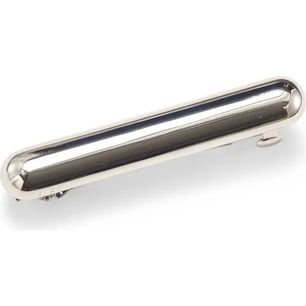 LELET NY Mini Bar Barrette - Rhodium