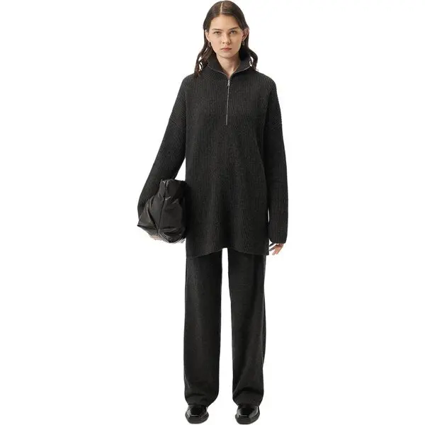 GOBI MONGOLIAN CASHMERE Cashmere Quarter-zip Sweater