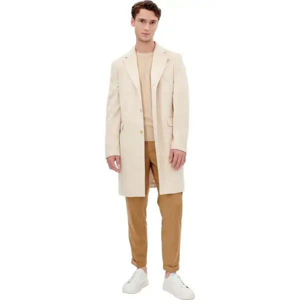 GOBI MONGOLIAN CASHMERE Classic Single Breasted Coat