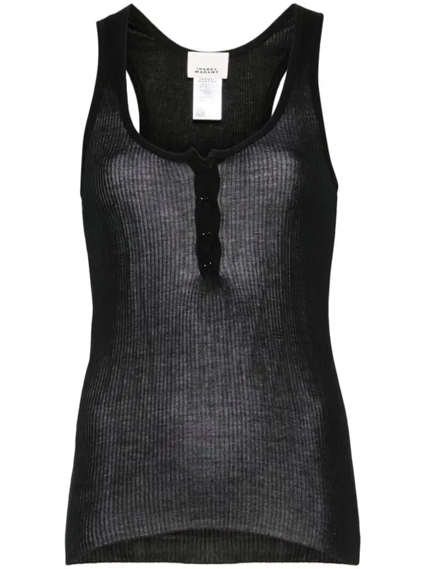 Isabel Marant Louisali Tank Top - Black