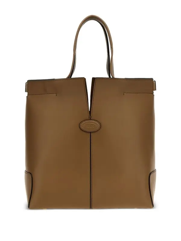 TOD'S Di Bag Folio Tote - Neutrals