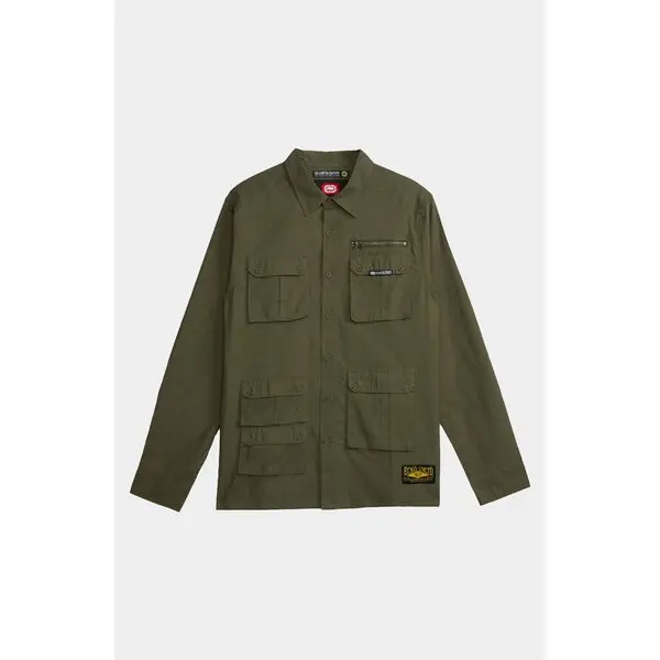 ECKO UNLTD. Commander Woven Shirt - Olive