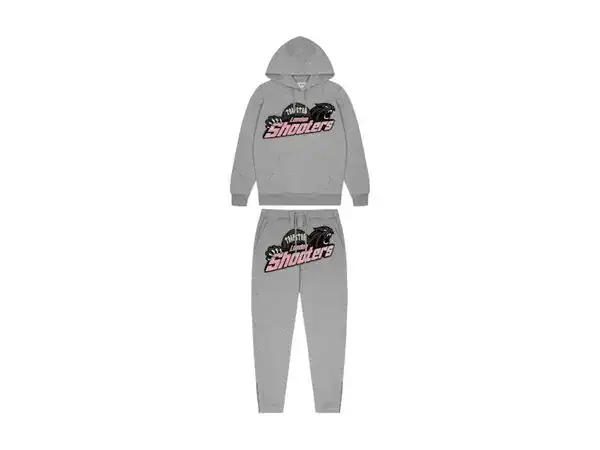 Trapstar Shooters Tracksuit - Grey/Pink | Editorialist