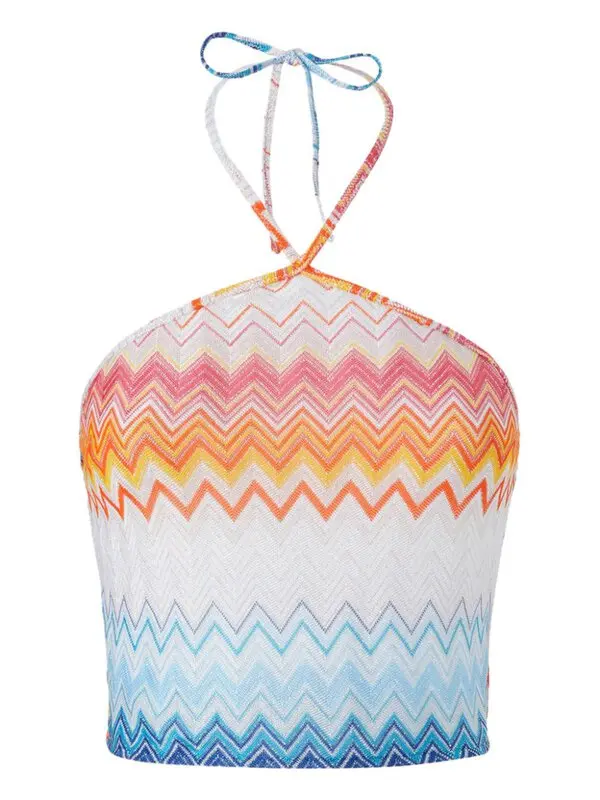 Missoni Zigzag-knit Top - White