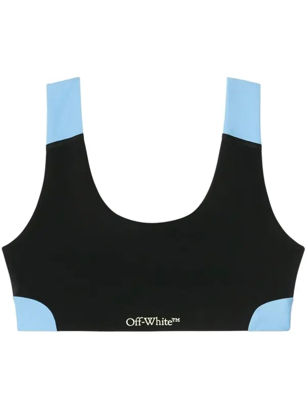 Off-White Colour-block Sports Bra