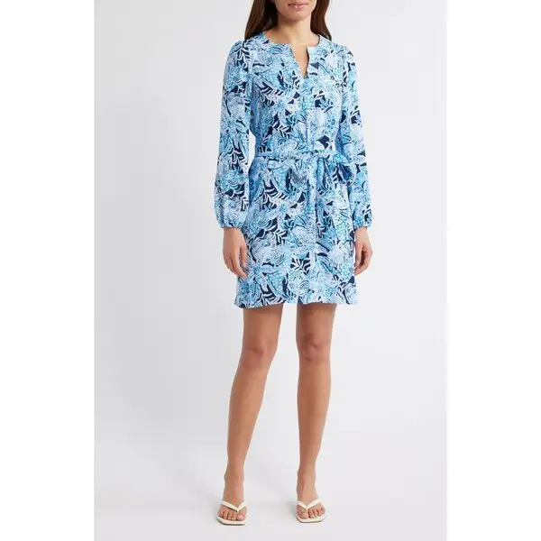 LILLY PULITZER® Olivine Undersea Print A-line Dress
