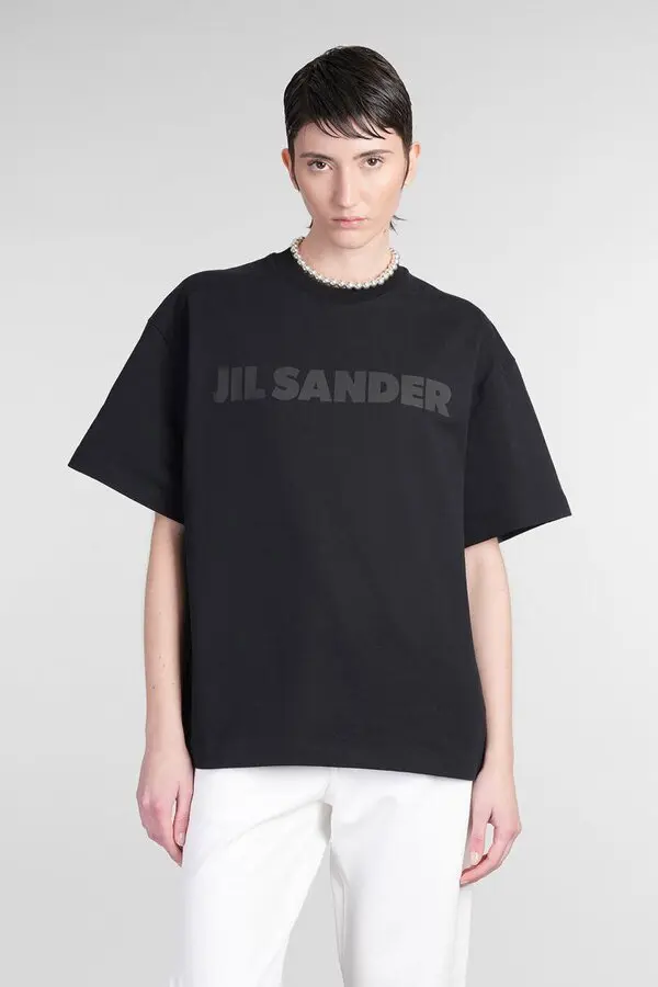 JIL SANDER T-shirt Cn Ss Os - Black
