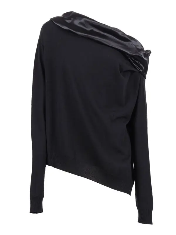 Alberta Ferretti Girocoll Sweater - Black