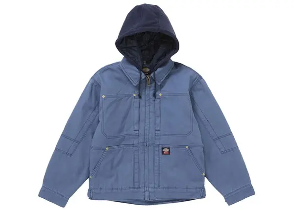 Supreme Dickies Hooded Work Jacket - Blue