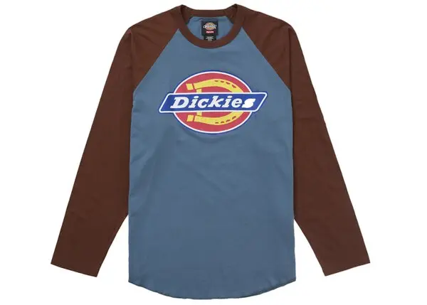 Supreme Dickies Raglan Long Sleeve Top - Brown