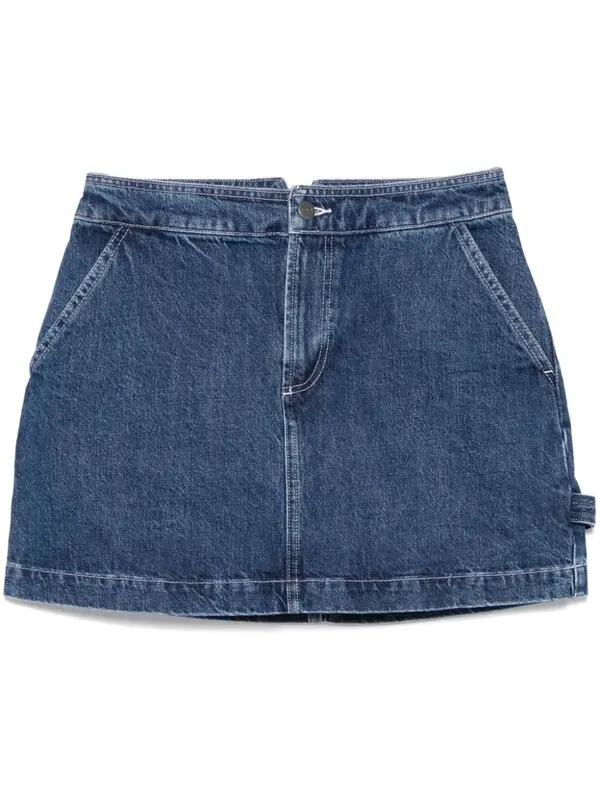 A.p.c. Christie Mini Skirt - Blue