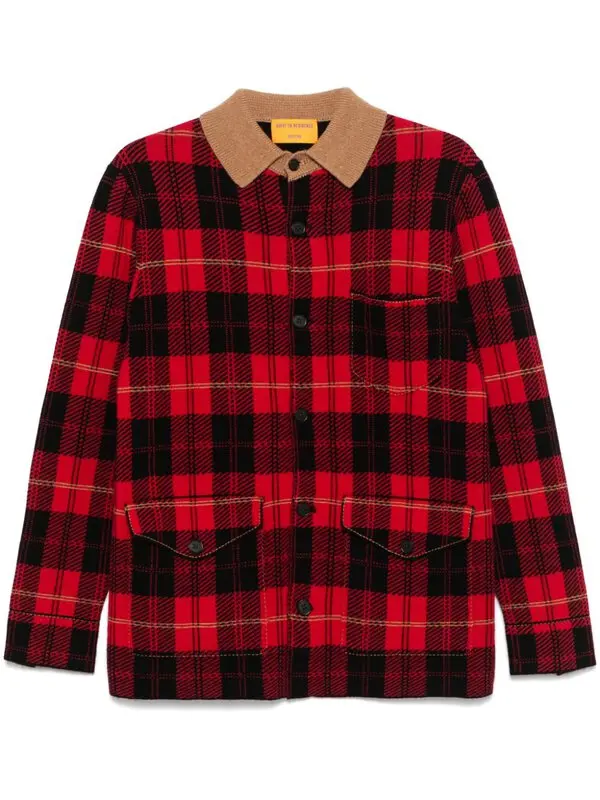 Guest In Residence Tartan-check Cardigan