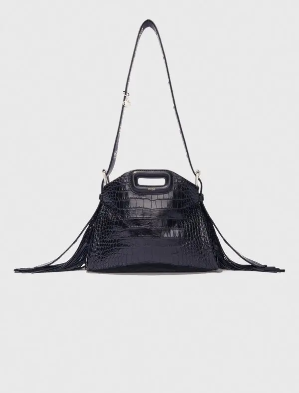 Maje Miss M Mini Embossed Leather Bag