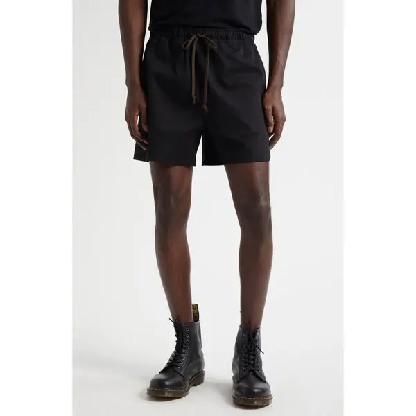 JKEEFER Rollins Stretch Cotton Gabardine Running Shorts