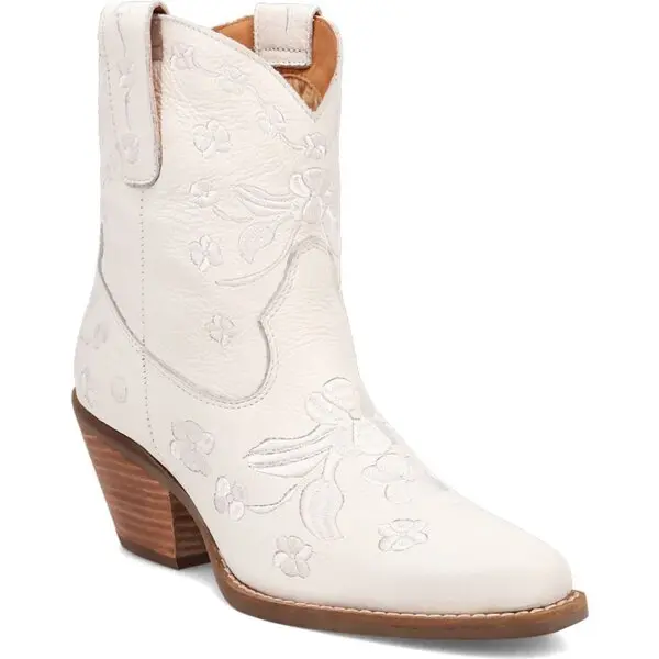 DINGO Sweetheart Western Boot - White