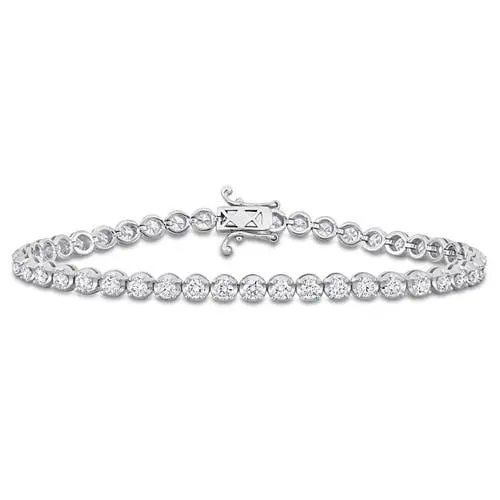 JULIANNA B. 3 3/4ct. T.w. Lab-grown Diamond 14k Tennis Bracelet