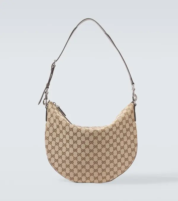 Gucci Gg Canvas Medium Shoulder Bag - Beige