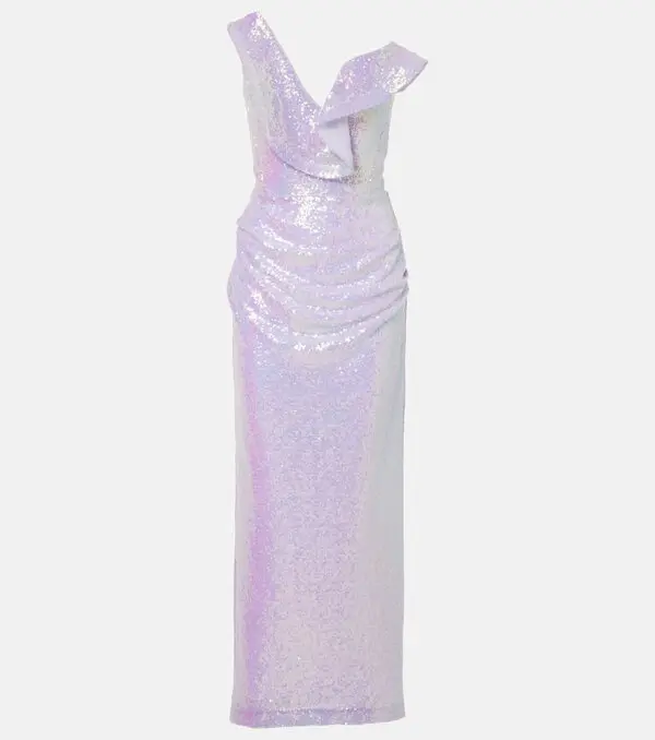 Maticevski Requiem Sequined Gown