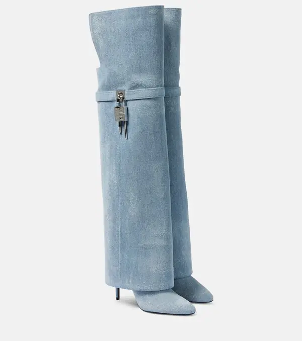 Givenchy Shark Lock Stiletto Over-the-knee Boots