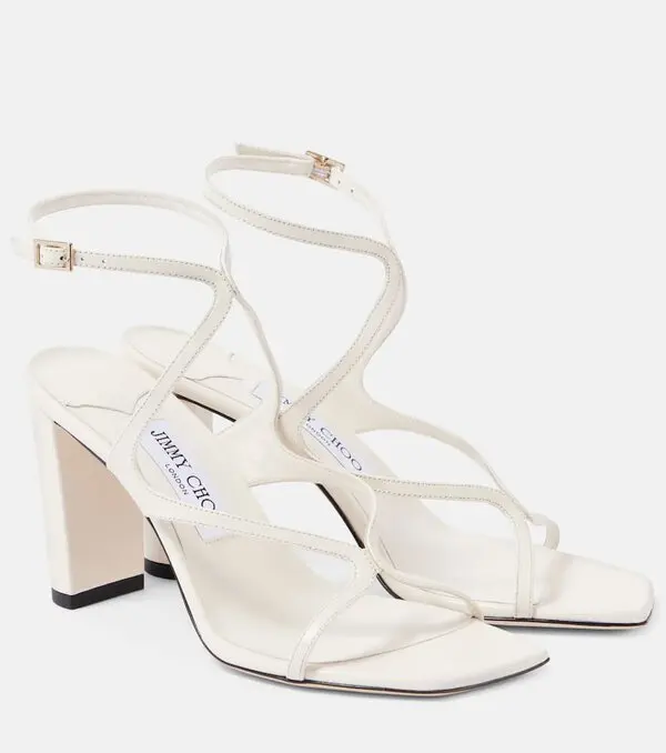 JIMMY CHOO Azie 85 Leather Sandals