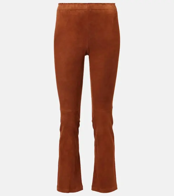 Stouls Jp Twenty Suede Leggings - Brown